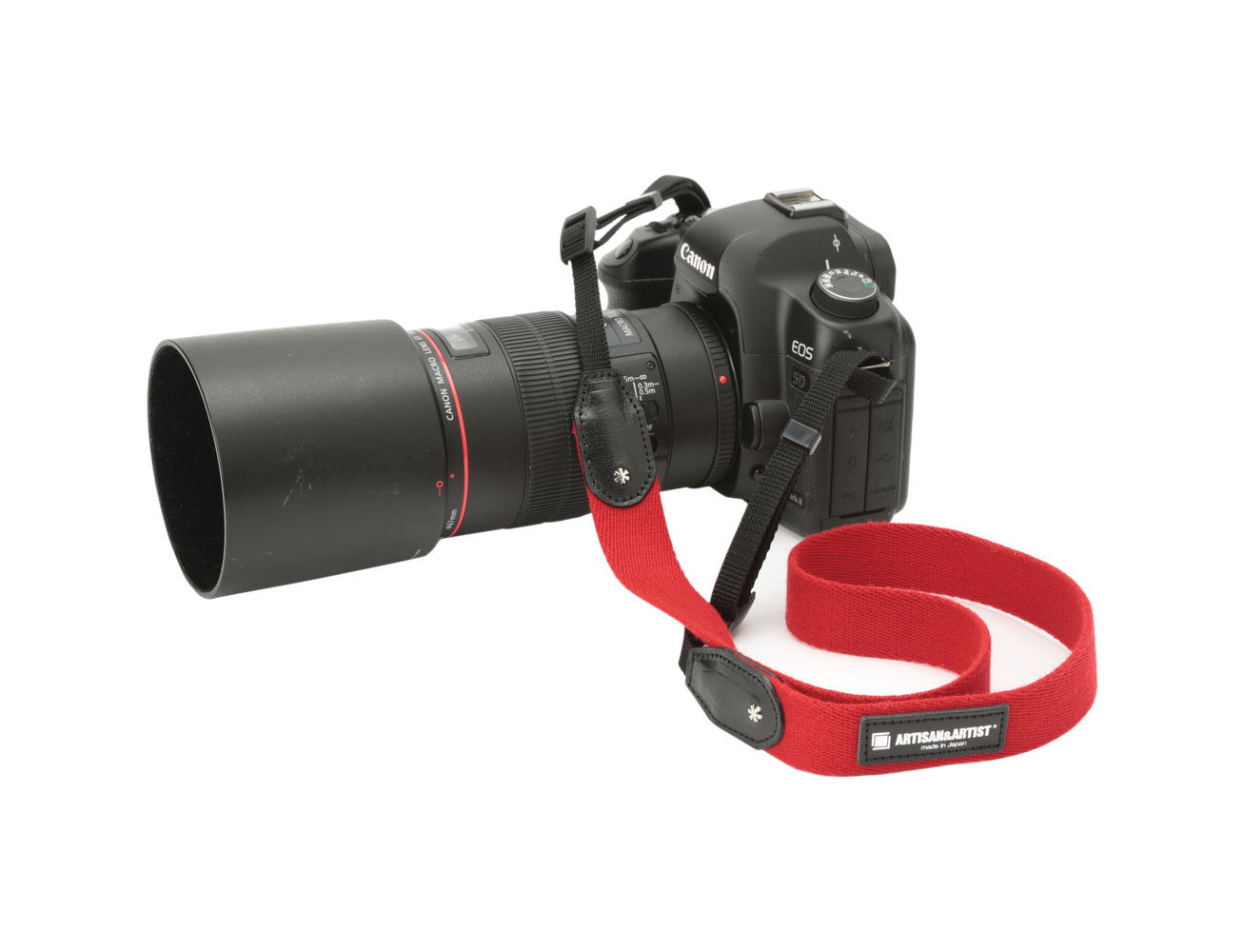Artisan & Artist ACAM 110A Acrylic Camera Strap Red