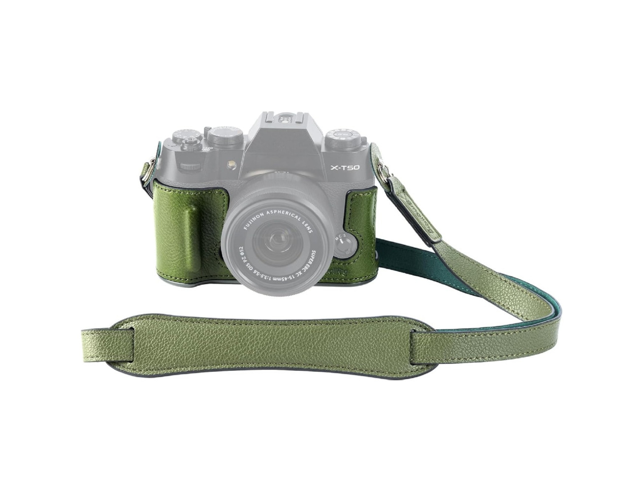 SmallRig 4711 Leather Half Case Kit For X-T50 Green