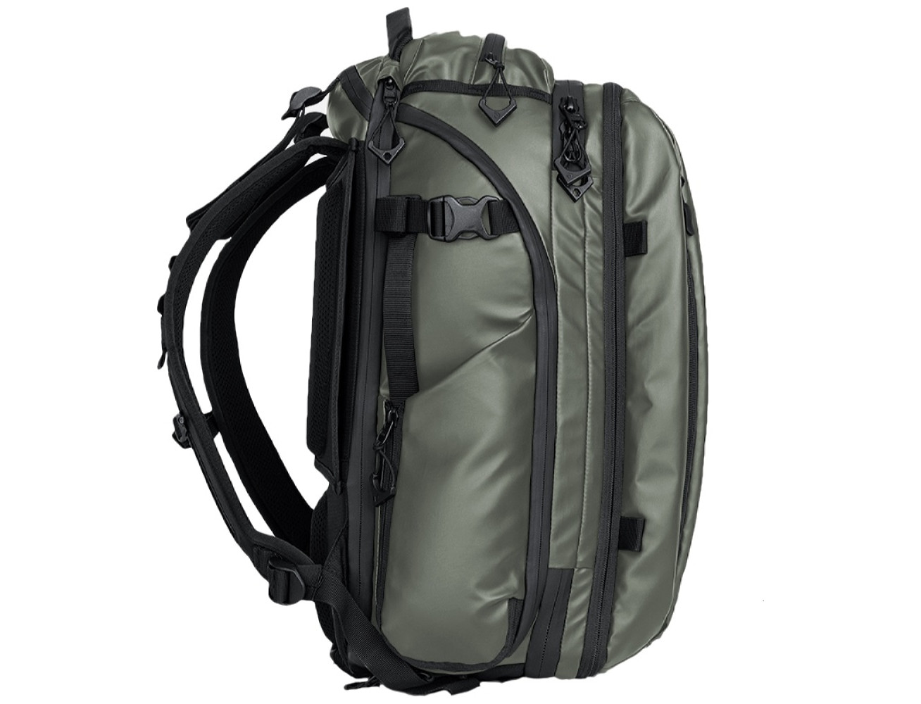 WANDRD Transit 35L Travel Backpack Wasatch Green