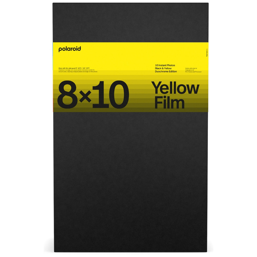 Polaroid Duochrome Film For 8x10 - Black & Yellow Edition