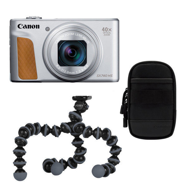 Canon Powershot SX740 HS Lite Edition Silver Travel kit