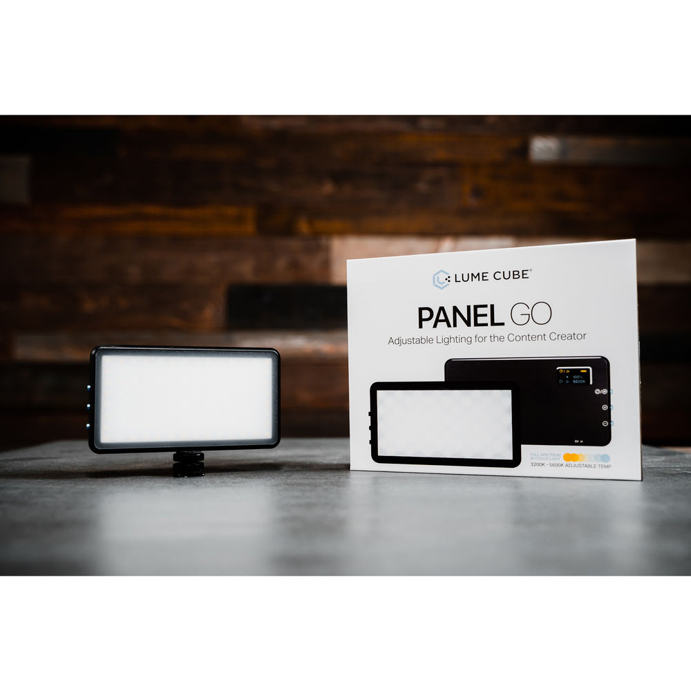 Lume Cube Panel GO Bi-Color LED met balhoofd